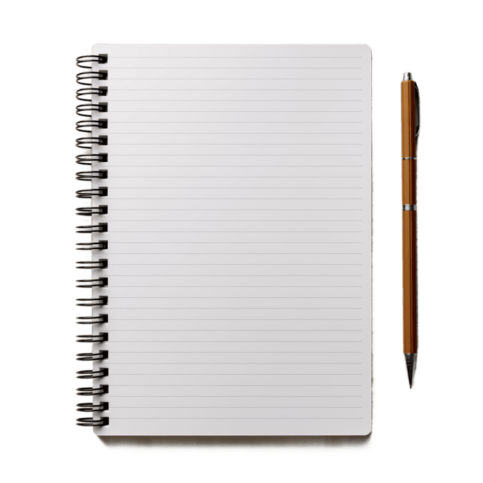 White Notebook Spiral Edge PNGs for Free Download