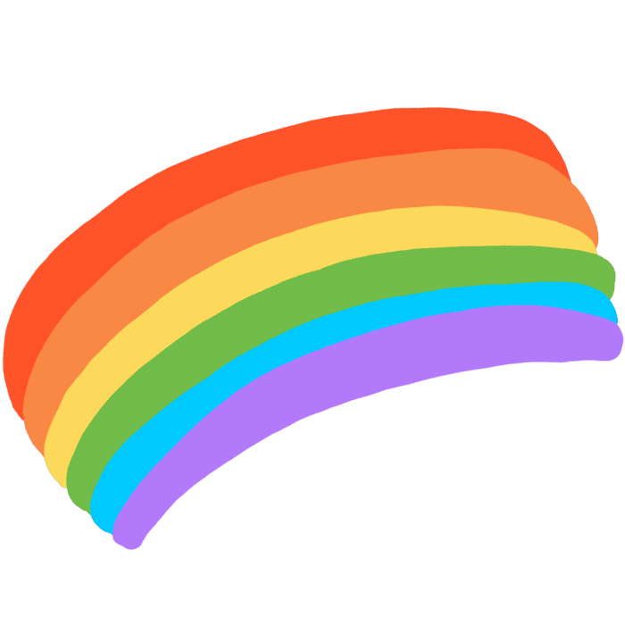 Rainbow Cartoon PNGs for Free Download