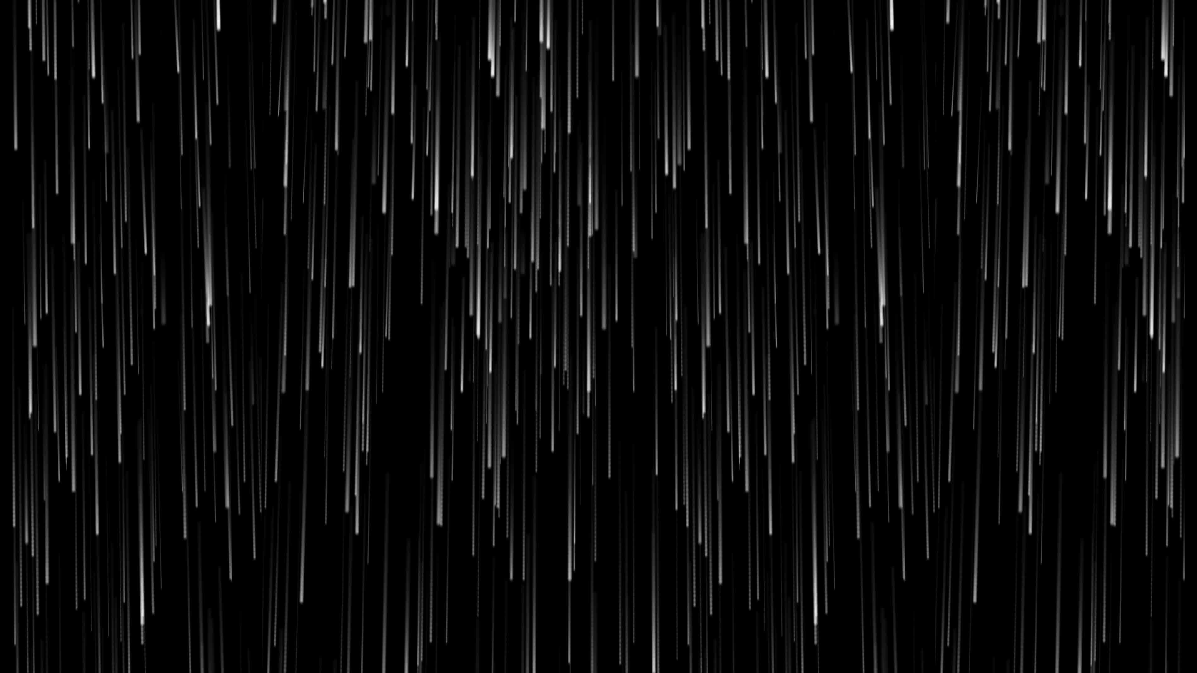 Animation of Comets Falling Stars Raining Down from Outer Space Night Sky - Abstract Background ...