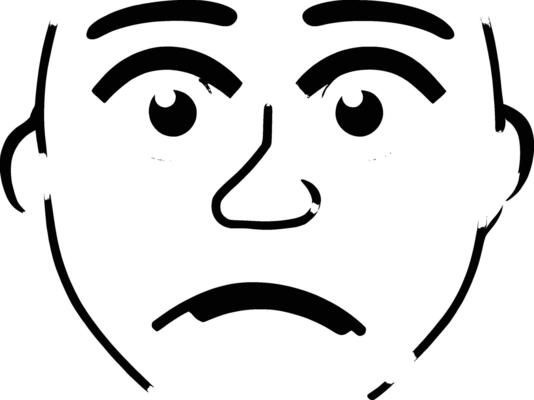 Grumpy Face Vector Art, Icons, and Graphics for Free Download