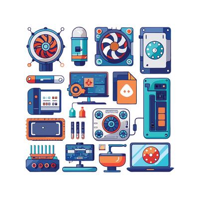 Technology Stack Vector Art, Icons, and Graphics for Free Download
