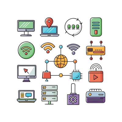 Network Elements Vector Art, Icons, and Graphics for Free Download