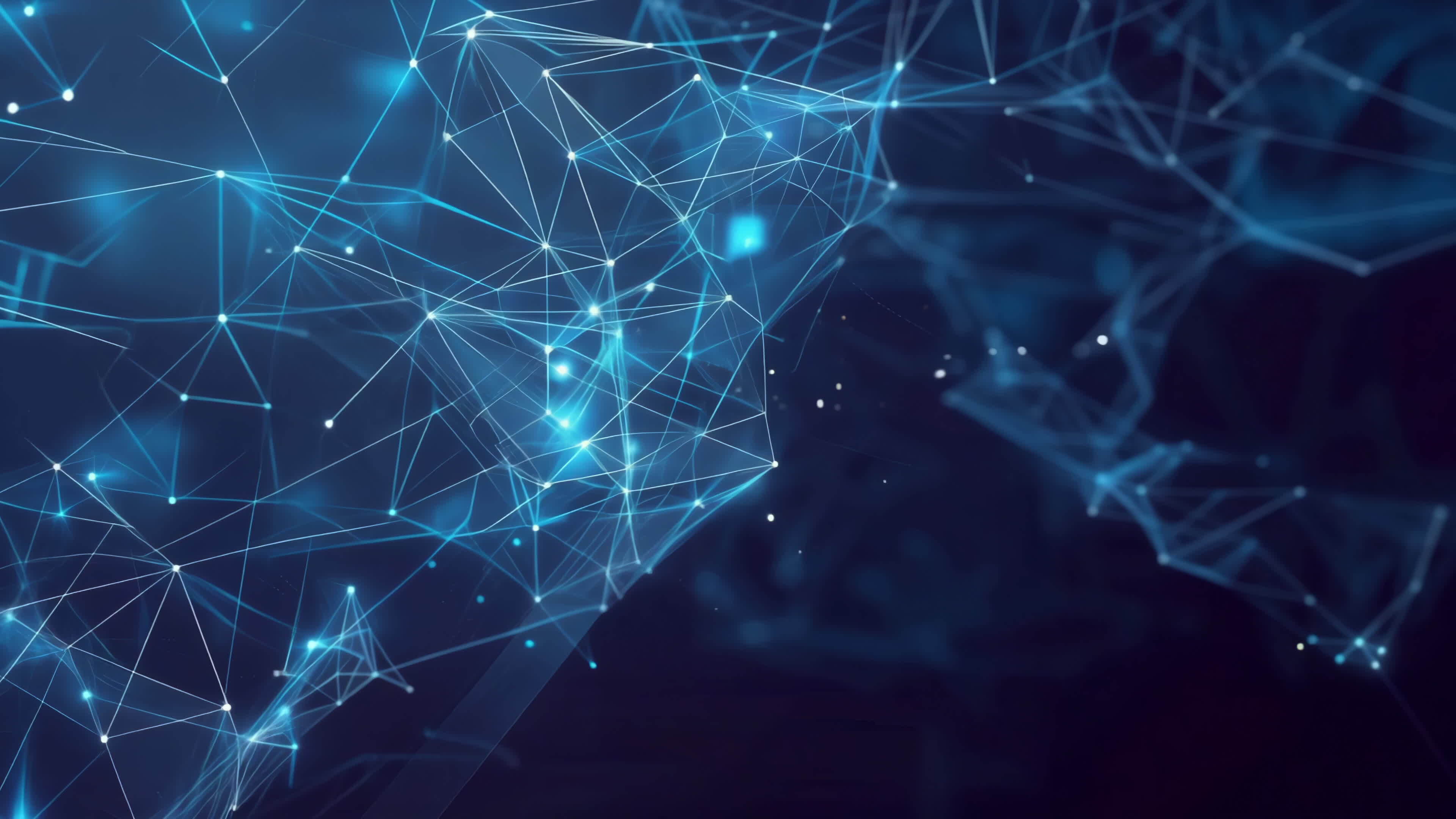 Abstract digital network background illustrating technology, connectivity, and data transfer ...