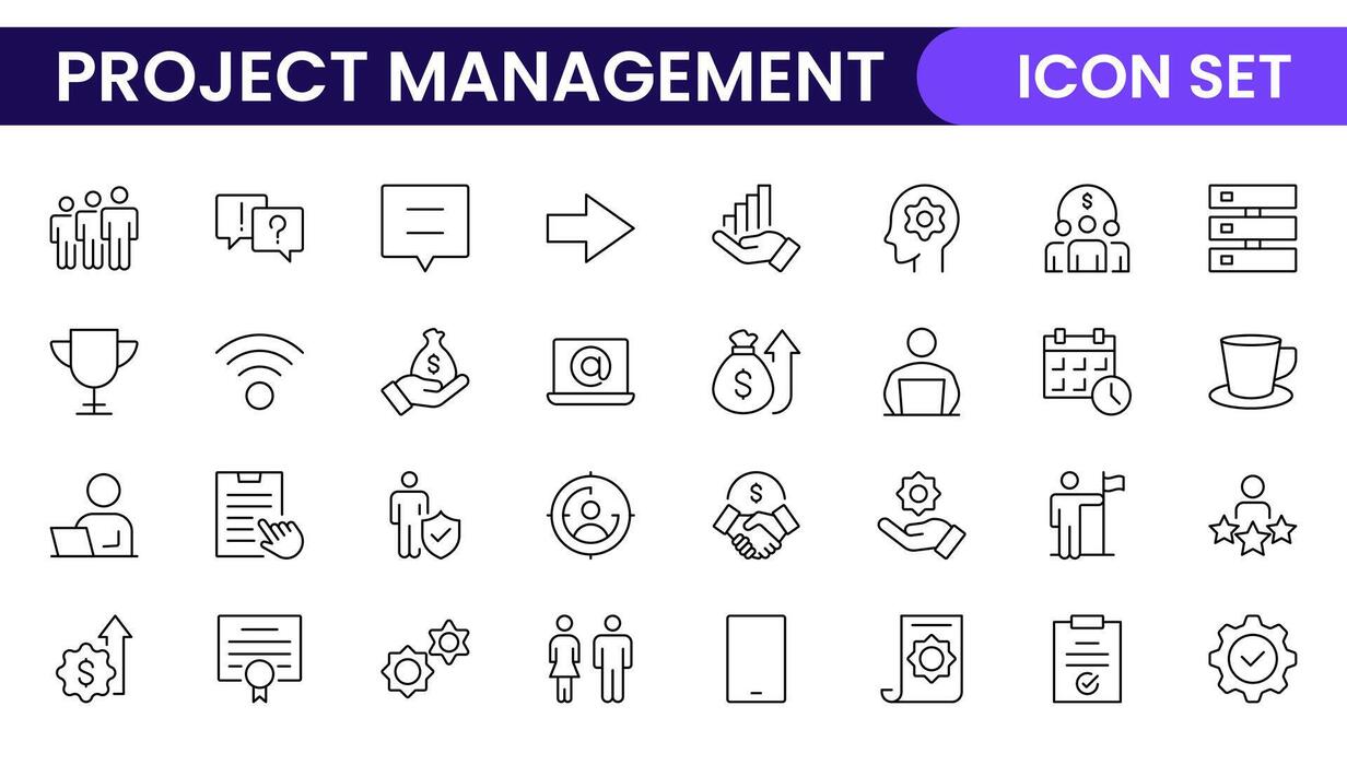Project Management Icon Vector Art, Icons, and Graphics for Free Download