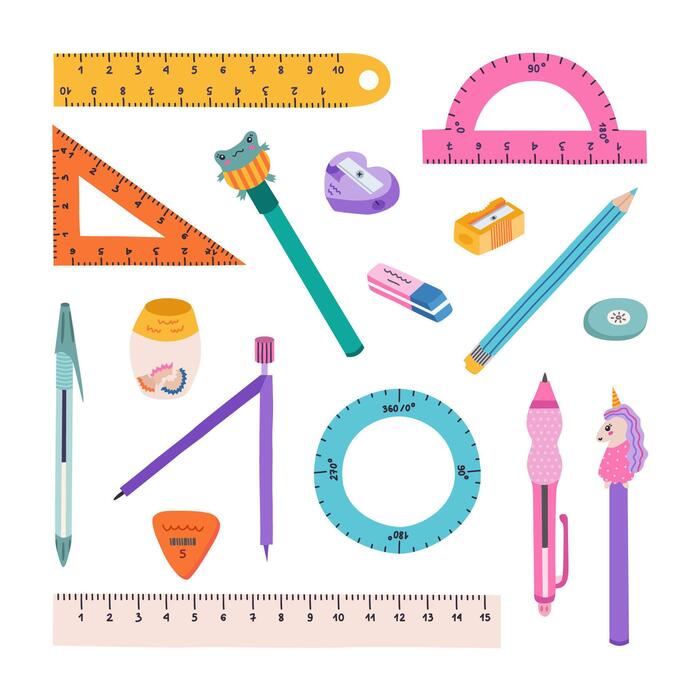 Math Tools Set Vector Art, Icons, and Graphics for Free Download