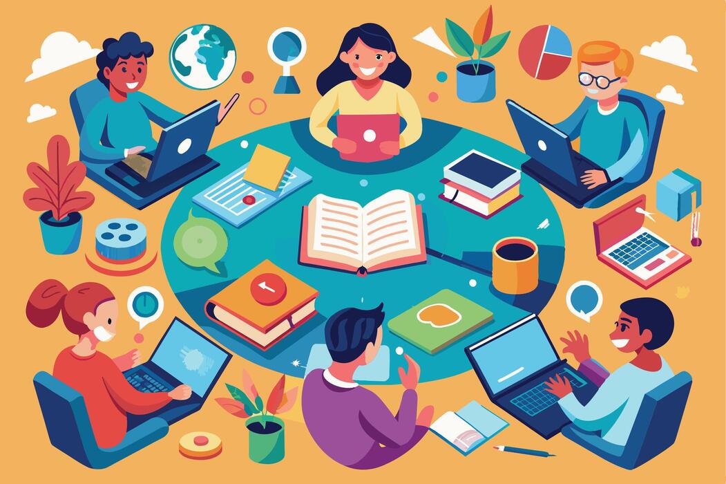 Collaborative Learning Vector Art, Icons, and Graphics for Free Download