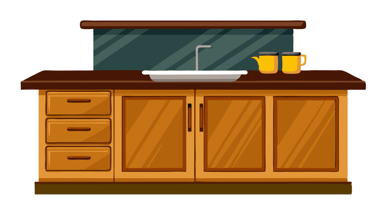 Kitchen Top View PNGs for Free Download