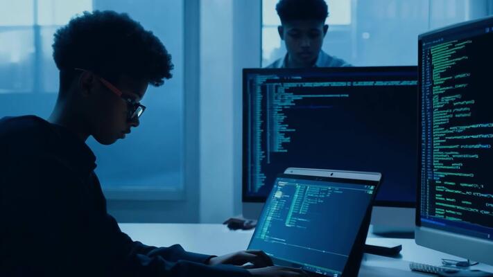 Hacker Screen Stock Video Footage for Free Download