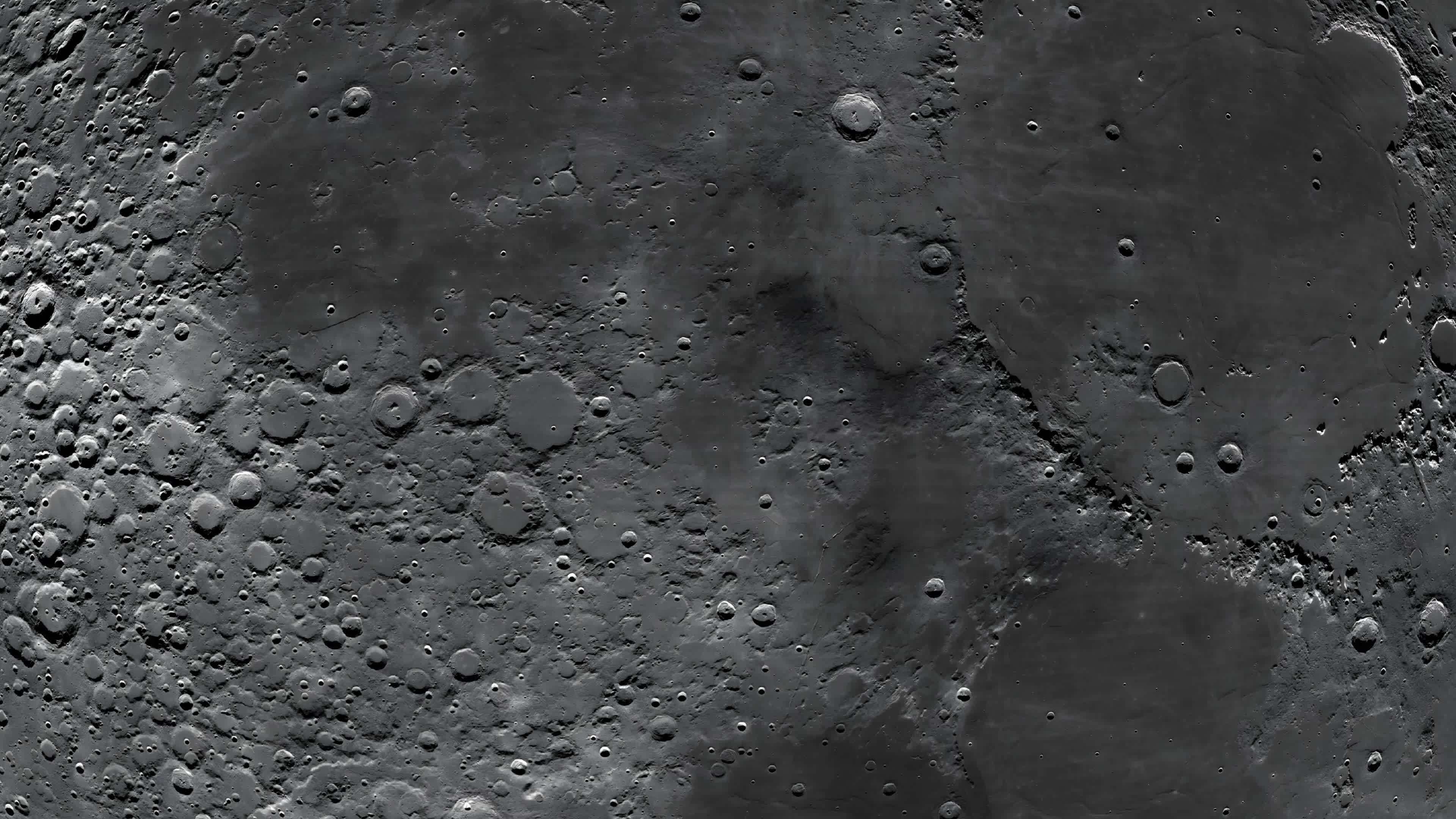 Moon crater Posidonius in Mare Serenitatis, 3D rendering. 47912705 ...