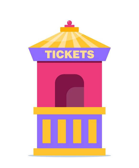 Ticket Booth Vector Art, Icons, and Graphics for Free Download