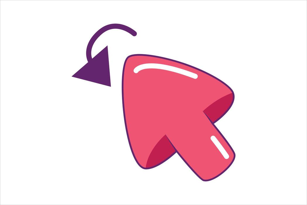 Mouse Cursor Pink Vector Art, Icons, and Graphics for Free Download