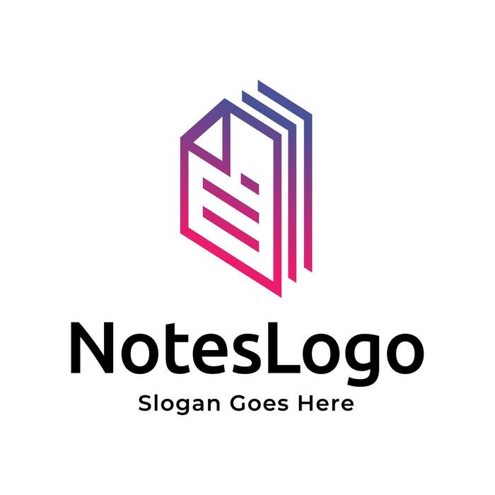Notepad Logo Vector Art, Icons, and Graphics for Free Download