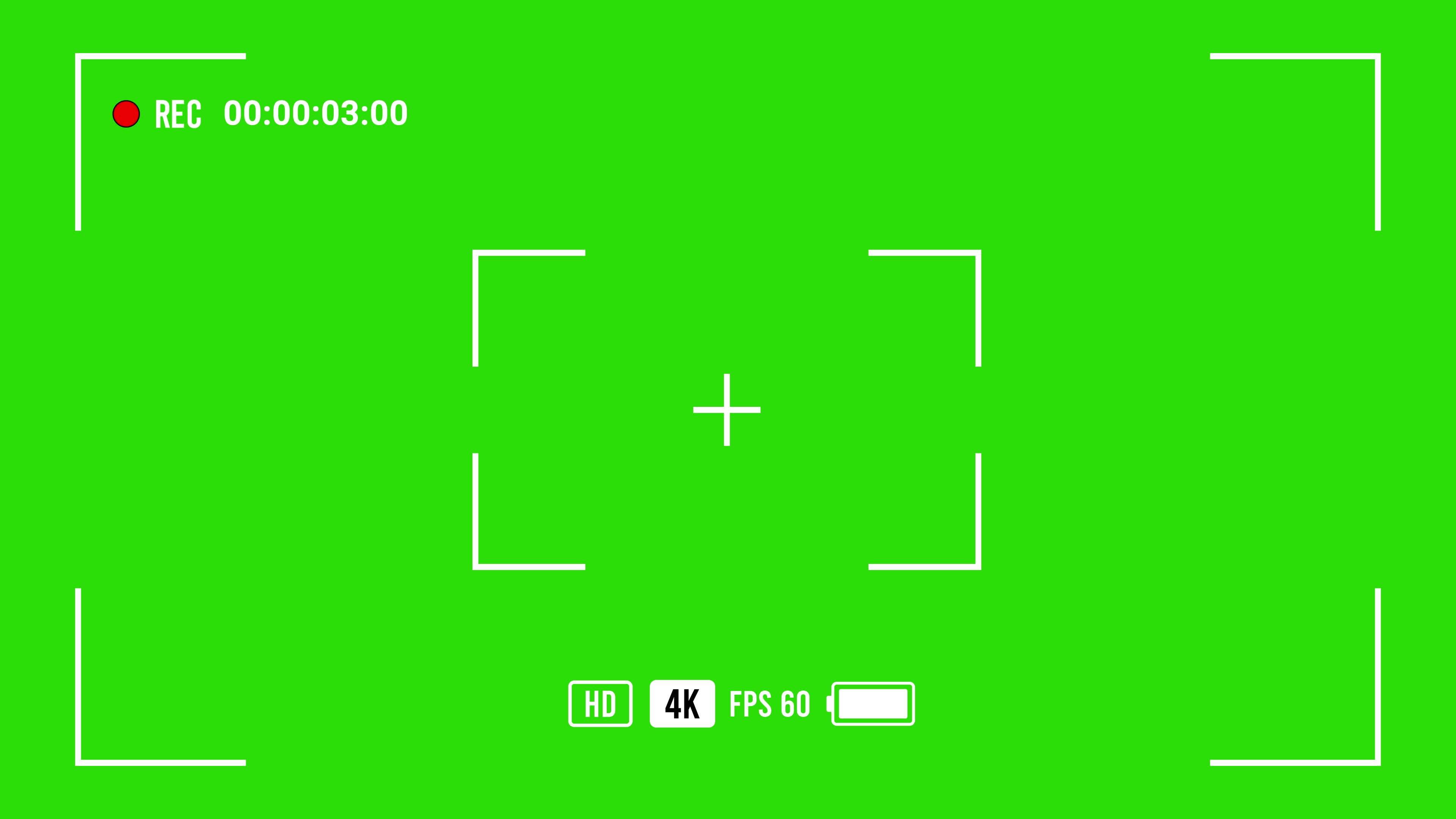 Camera Recording Screen Overlay Camera Viewfinder Recording Overlay On
