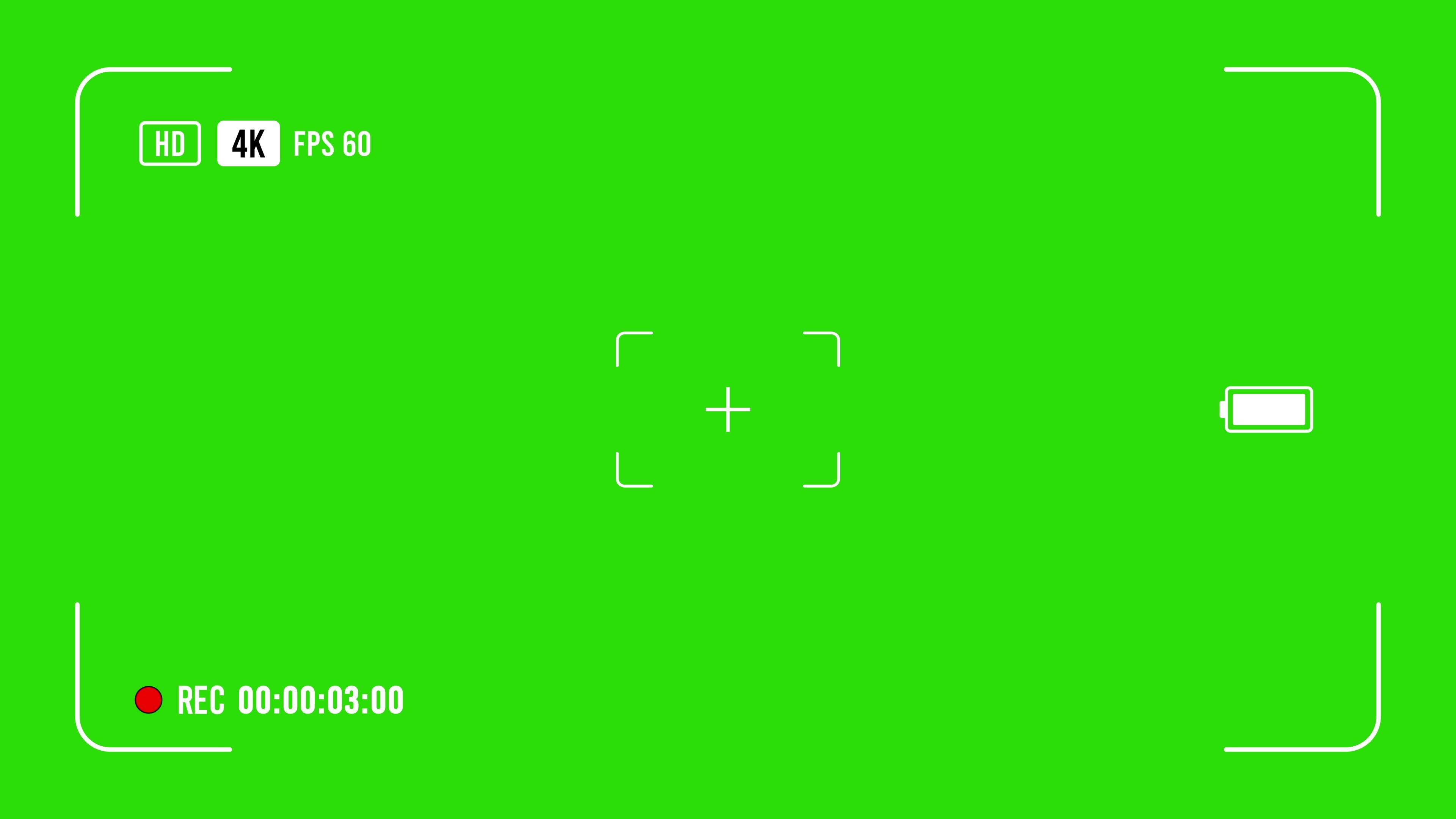Camera Recording Screen Overlay Camera Viewfinder Recording Overlay On