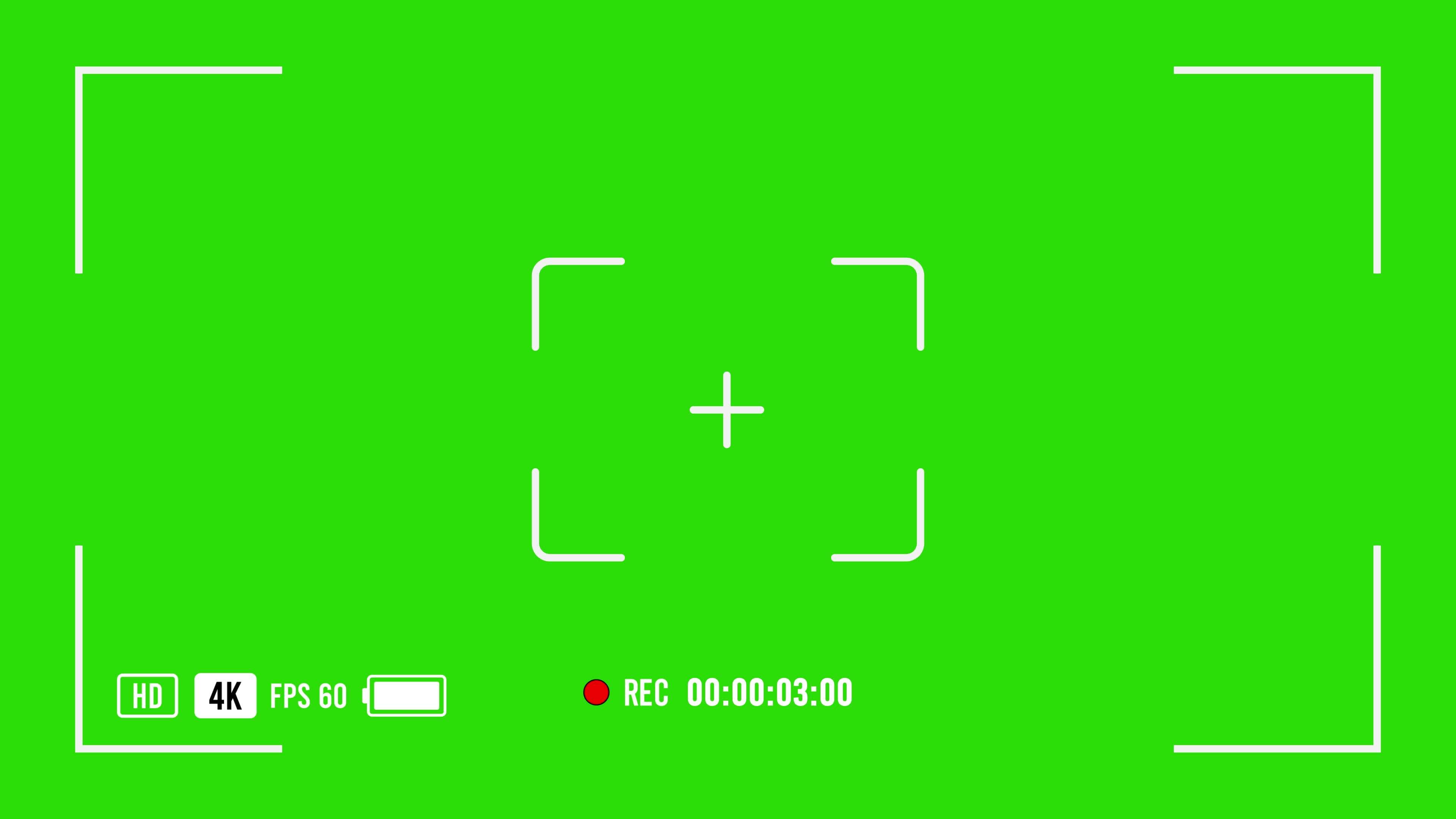Camera Recording Screen Overlay Camera Viewfinder Recording Overlay On