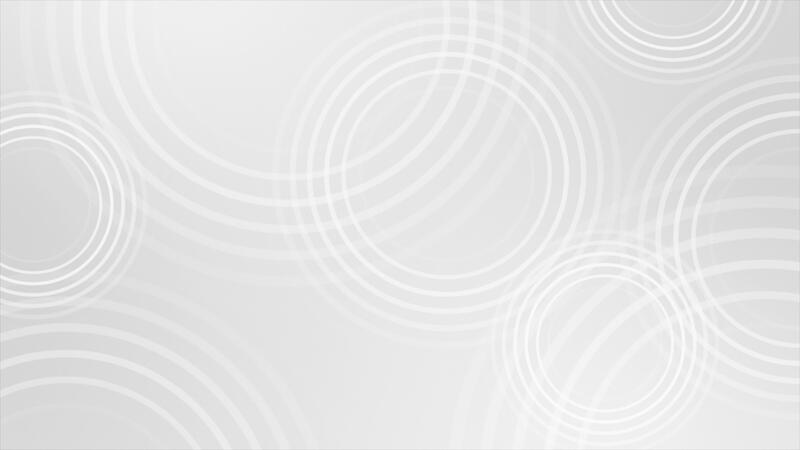 White Color Circular Ripple Pattern Repeating Circles Design Geometrical Loop Able Background