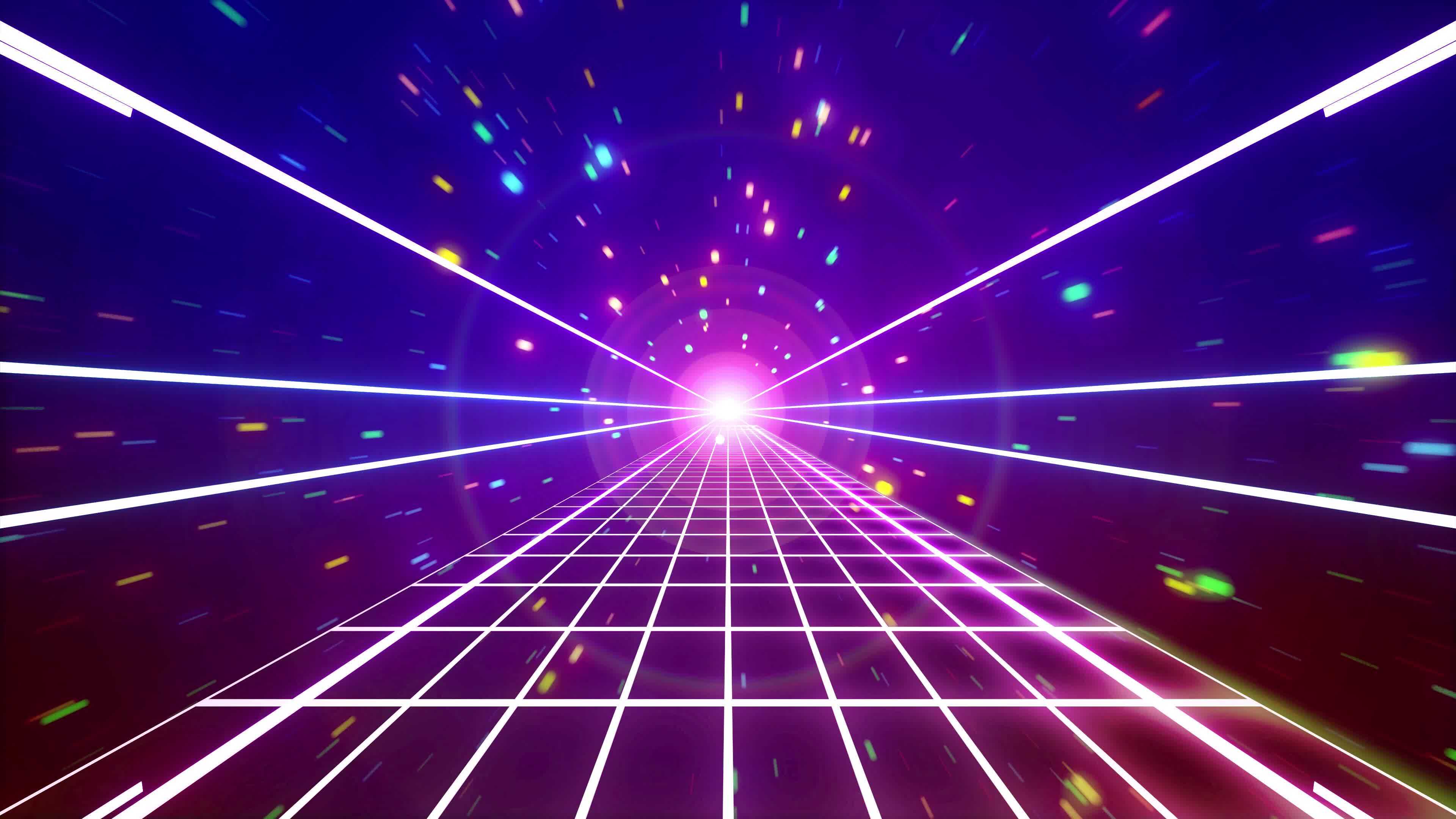 Abstract retro style 80s-90s futuristic grid wireframe backdrop. Digital landscape neon retro ...