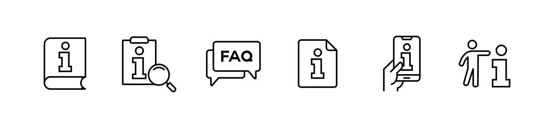 Frequently Asked Questions Icon Vector Art, Icons, and Graphics for Free Download