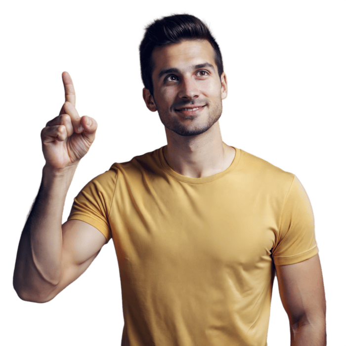 Man Pointing Finger PNGs for Free Download