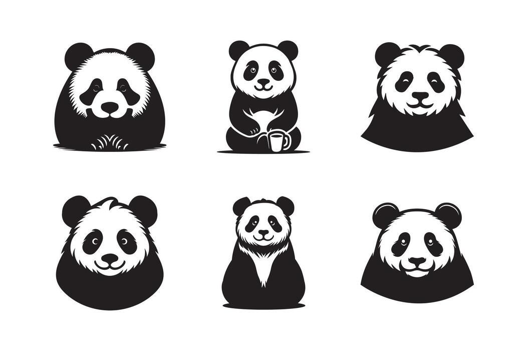 Panda Pictogram Vector Art, Icons, and Graphics for Free Download