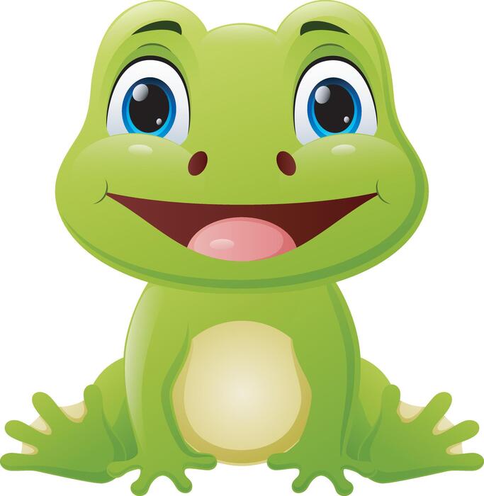 Cute Frog Cartoon Vector Art, Icons, and Graphics for Free Download