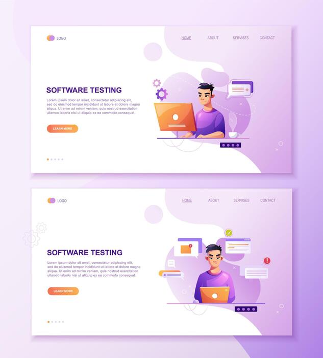 Software Development Banner Vector Art, Icons, and Graphics for Free ...