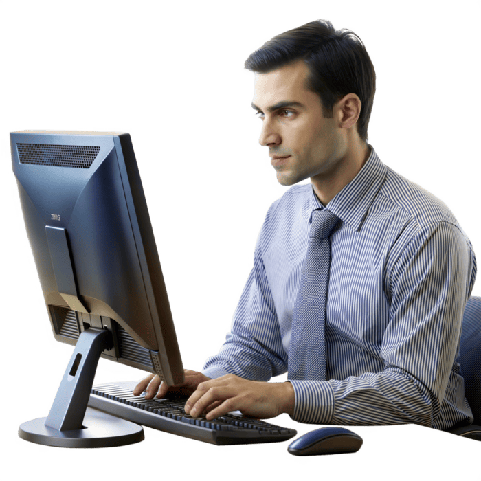 Man Computer PNGs for Free Download