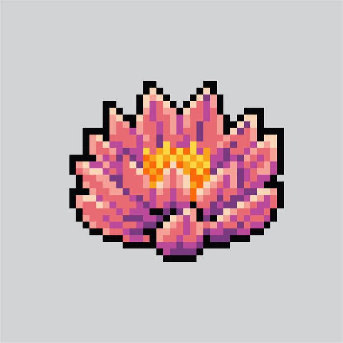 Pixel Rose Vector Art, Icons, and Graphics for Free Download