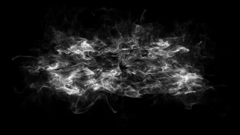 Smoke Explosion Shockwave Effect And Divergent Wave Isolated On Black Background Abstract Smoke