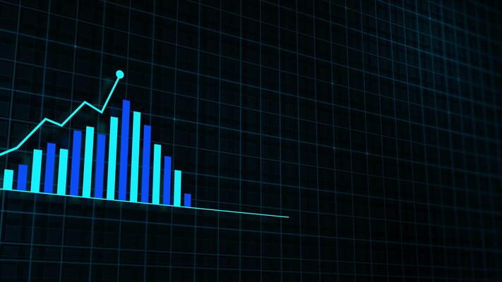 Increasing Graph Stock Video Footage for Free Download