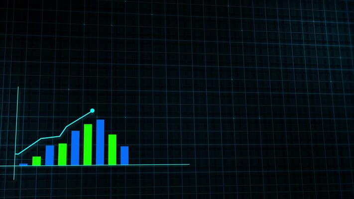 Increasing Graph Stock Video Footage for Free Download