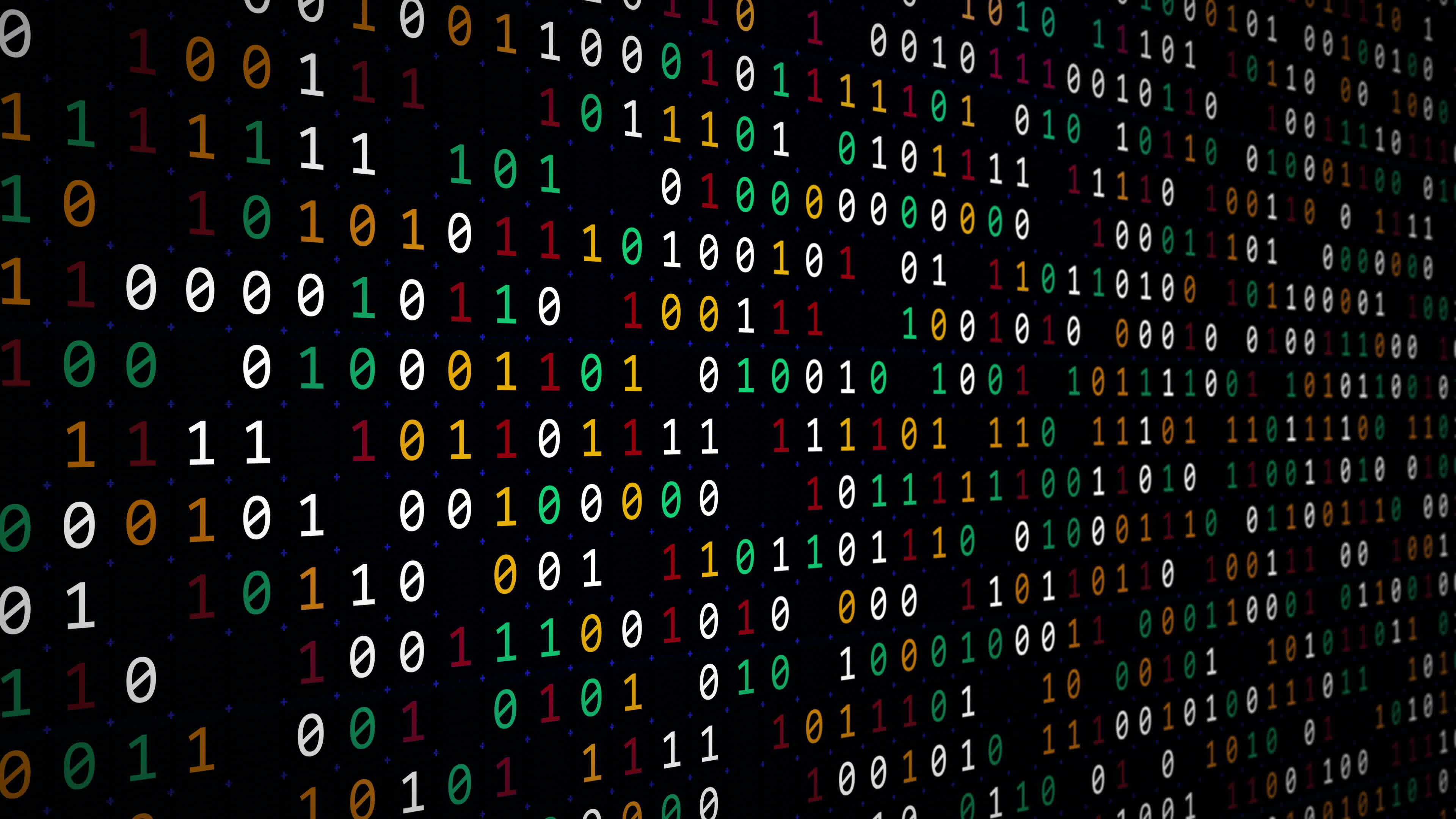 Background based on binary code technology. Protecting digital data ...