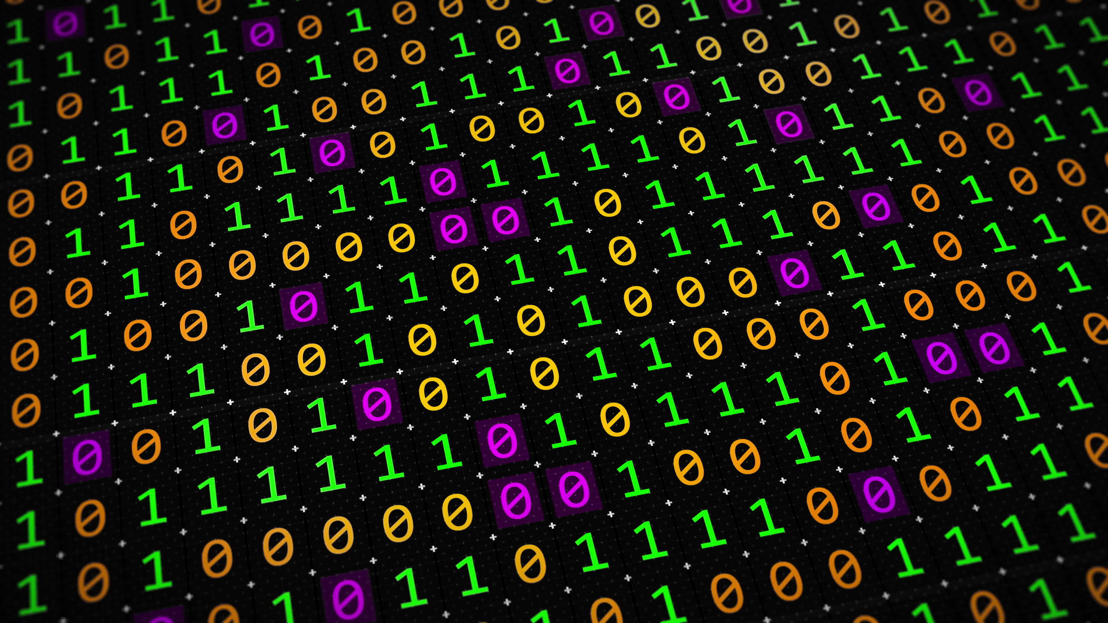 Background based on binary code technology. Protecting digital data from hacking and viruses ...