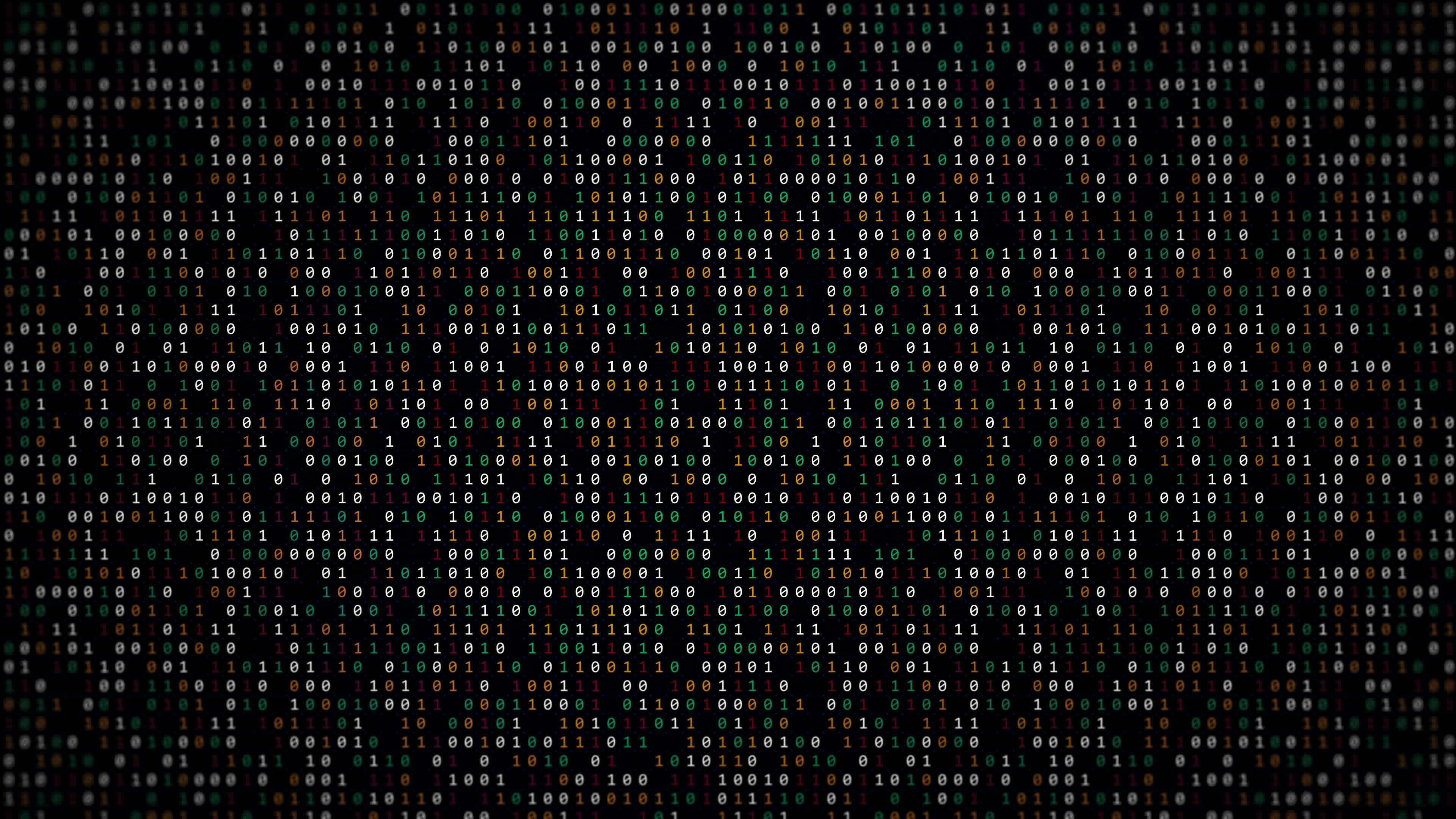 Background based on binary code technology. Protecting digital data from hacking and viruses ...