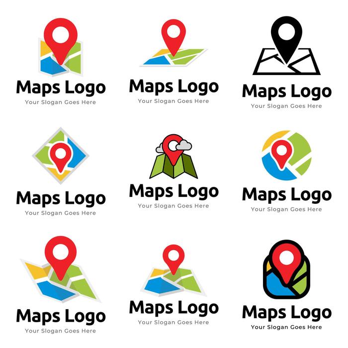 Map Logo Vector Art, Icons, and Graphics for Free Download