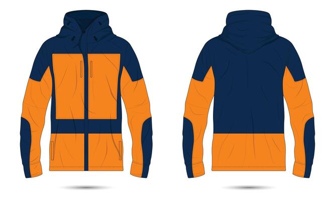 Jacket Parka Mockup Vector Art Icons And Graphics For Free Download