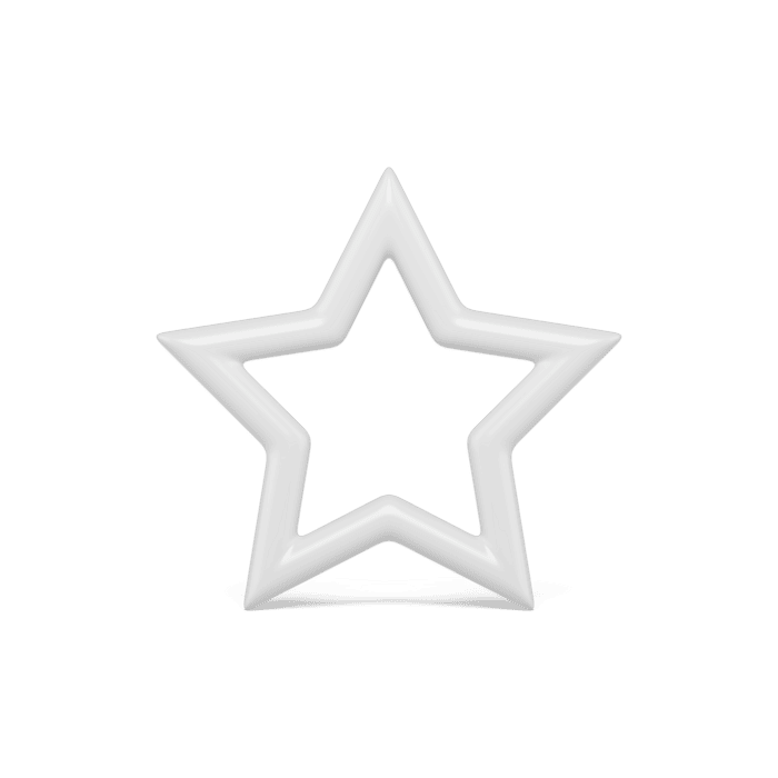 White Shining Star PNGs for Free Download