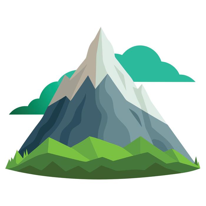 Simple Mountain Vector Art, Icons, and Graphics for Free Download