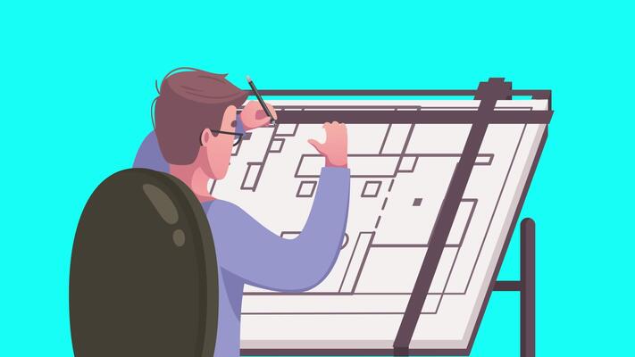 Planning Animation Stock Video Footage for Free Download