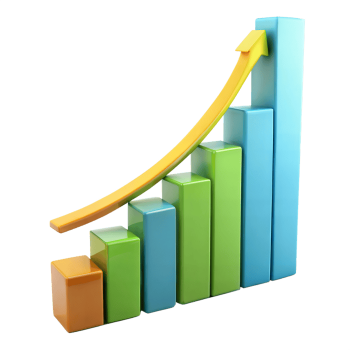 Upward Graph PNGs for Free Download