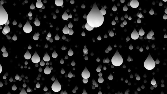 Rain Animation Stock Video Footage for Free Download