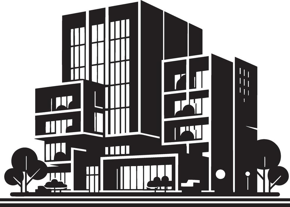 Building Silhouette Vector Art, Icons, and Graphics for Free Download