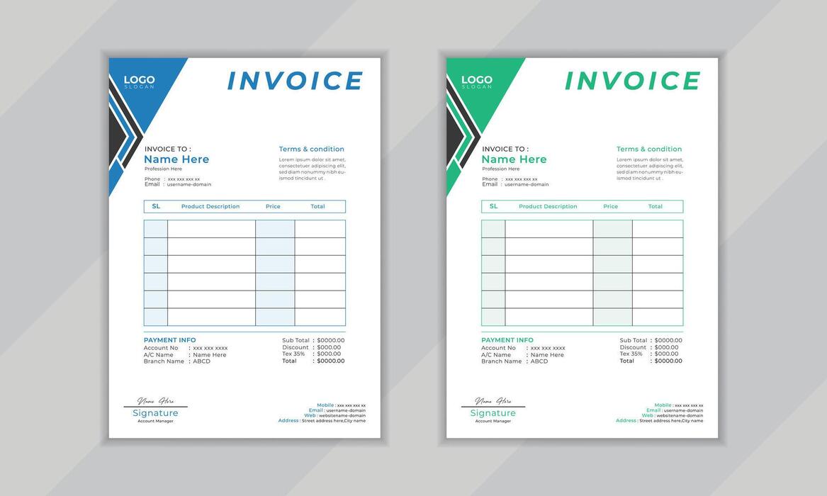 Invoice Header Vector Art, Icons, and Graphics for Free Download