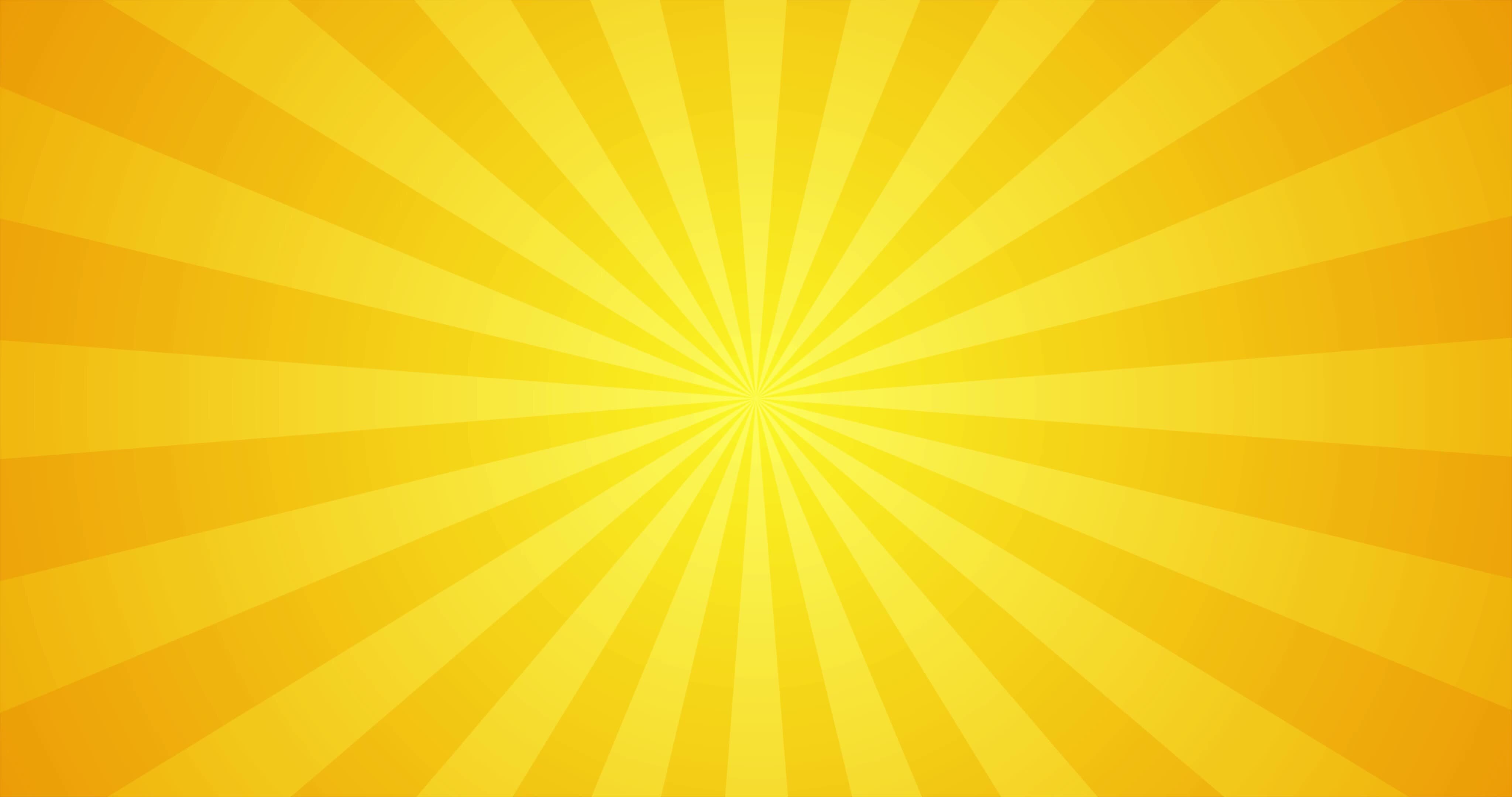 A Comic Style Light Burst With Simple Gradient Yellow Light Ray Effect ...