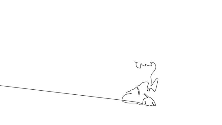 Line Drawing Animation Stock Video Footage for Free Download