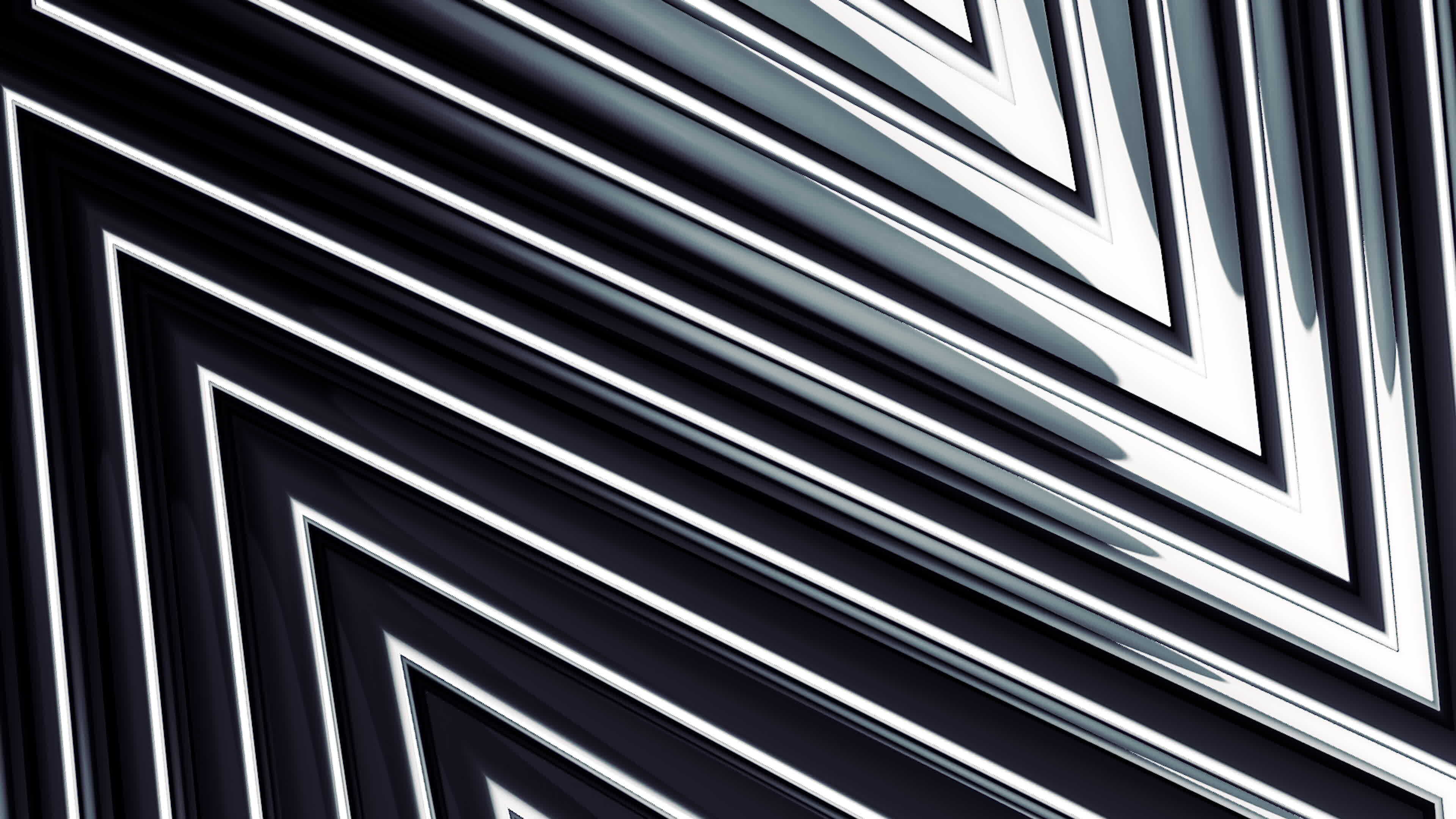 Abstract Colorful Optical Illusion With Slowly Moving Triangular Shapes Seamless Loop Motion