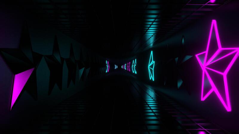 Cyan and Pink Strobe Star Tunnel Background VJ Loop in 4K 48670324 Stock Video at Vecteezy