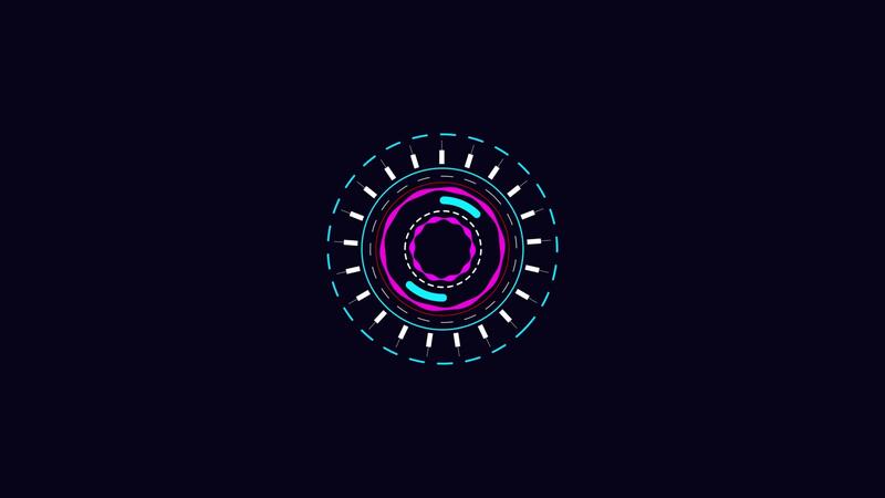 zoom circle animation loop 48672659 Stock Video at Vecteezy