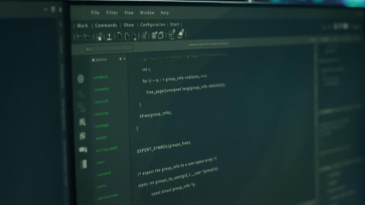 Hacker Code Running Stock Video Footage for Free Download