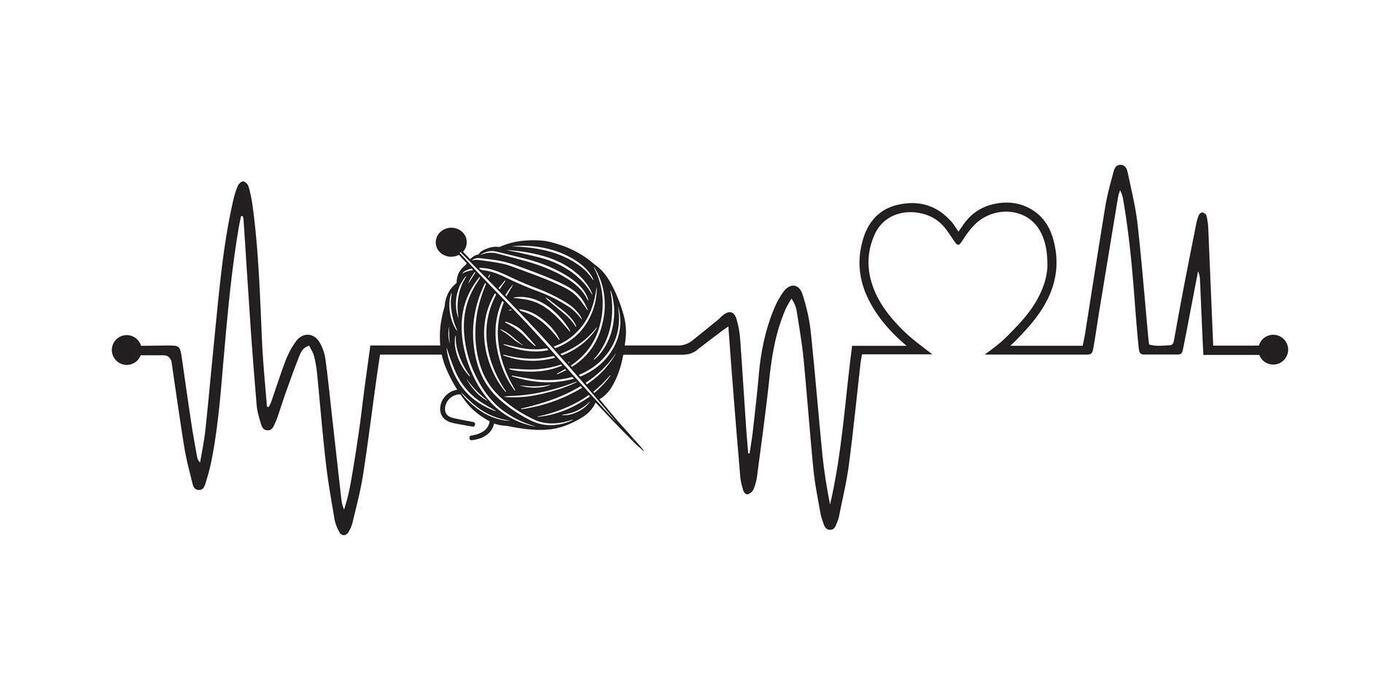 Knitting Silhouette Vector Art, Icons, and Graphics for Free Download